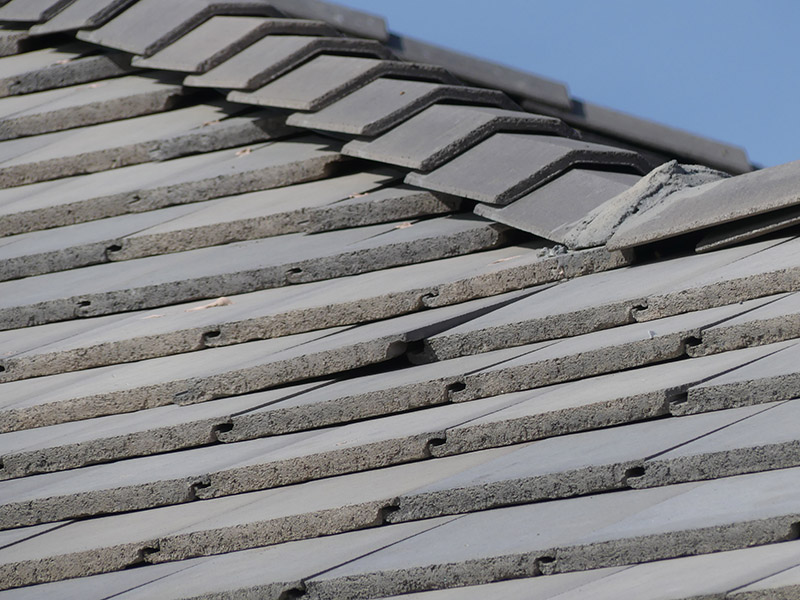 Cracked and Loose Roof Tiles - Kasdan Turner Thomson Booth LLP