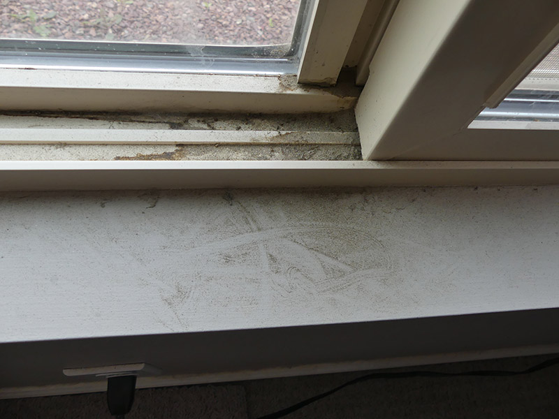 Debris Around Windows Due to Cracks - Kasdan Turner Thomson Booth LLP